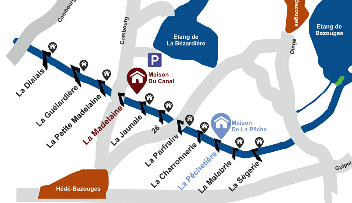 Les onze écluses d'Hédé-Bazouges sur le Canal d'Ille-et-Rance - Sourires Nomades